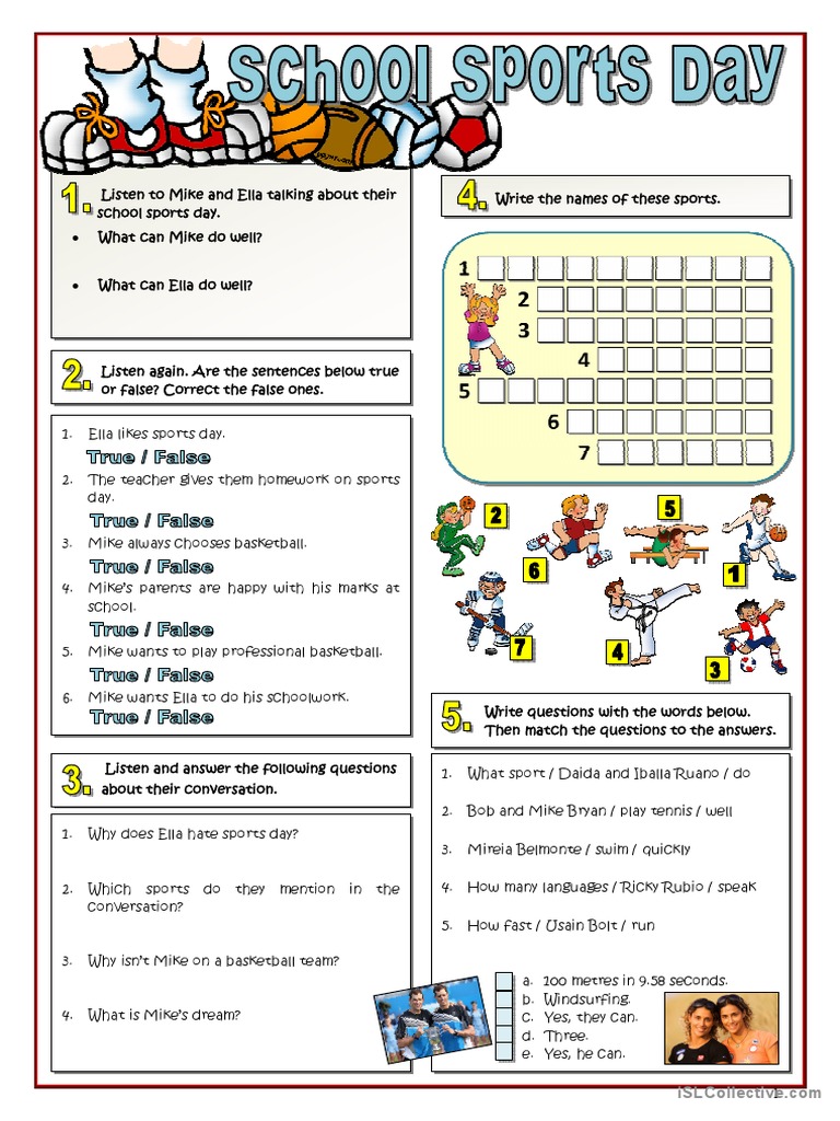 Sports School Day | PDF