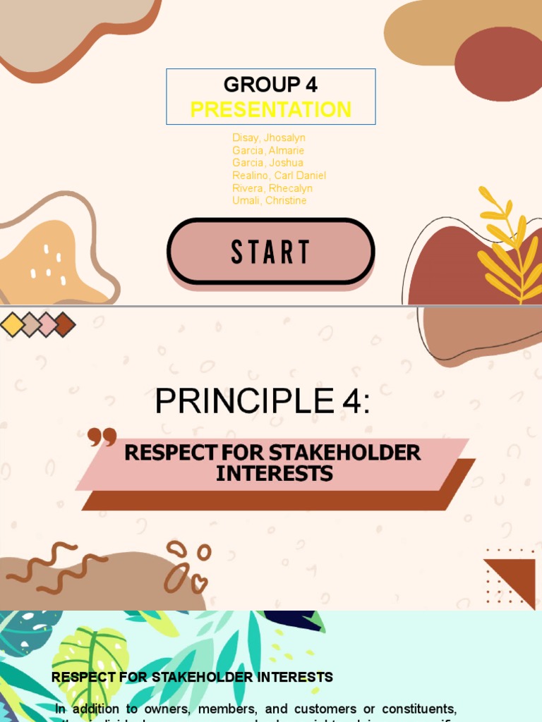 Presentation Good Governance Group 4 | PDF | Corporate Social ...