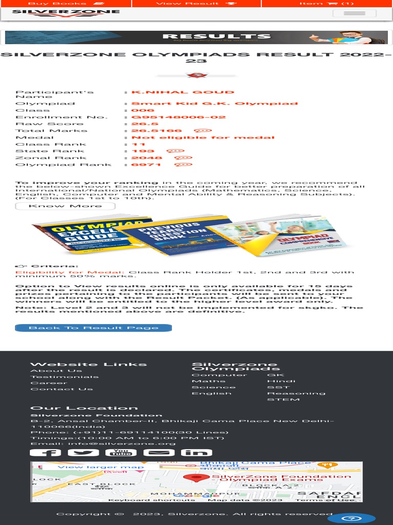 SilverZone Olympiad | PDF