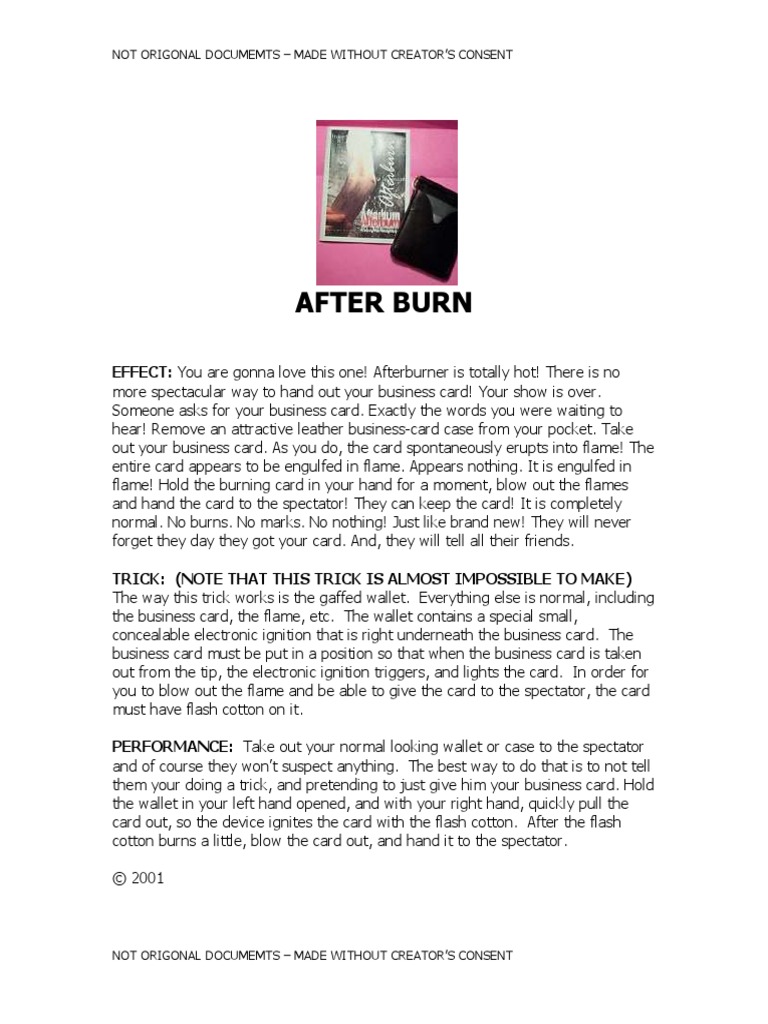 After Burn | PDF