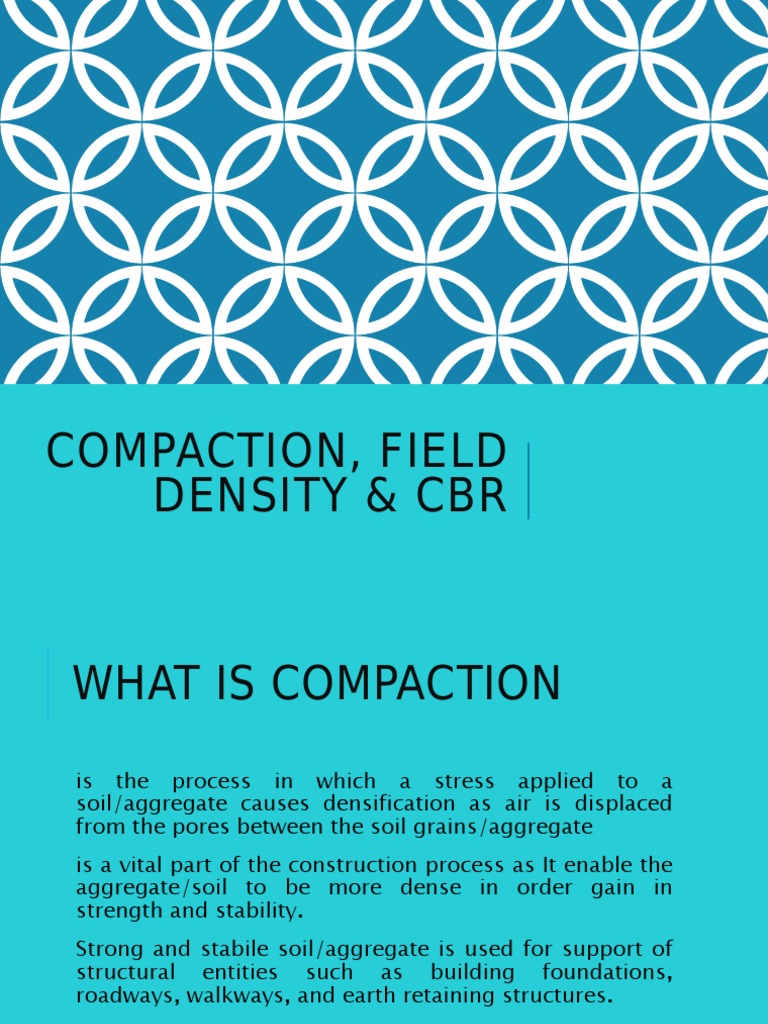 Compaction, Field Density & CBR | PDF
