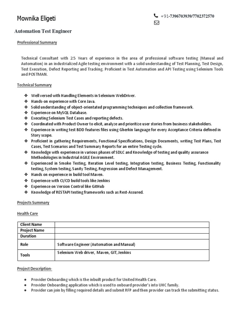 Mownika Eligeti - Testing | PDF | Business