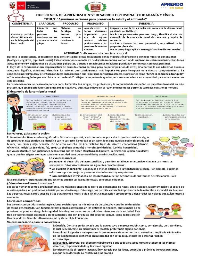 DPCC Exp 2 Act 3 | PDF | Moralidad | Sociedad
