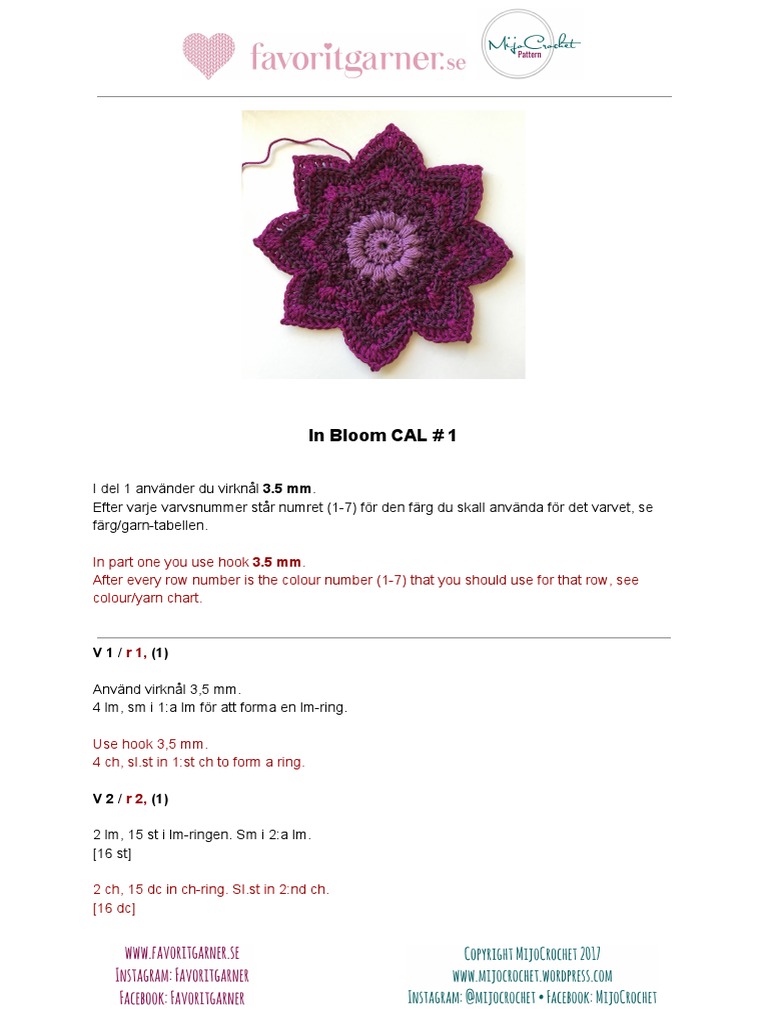 In Bloom CAL # 1 | PDF