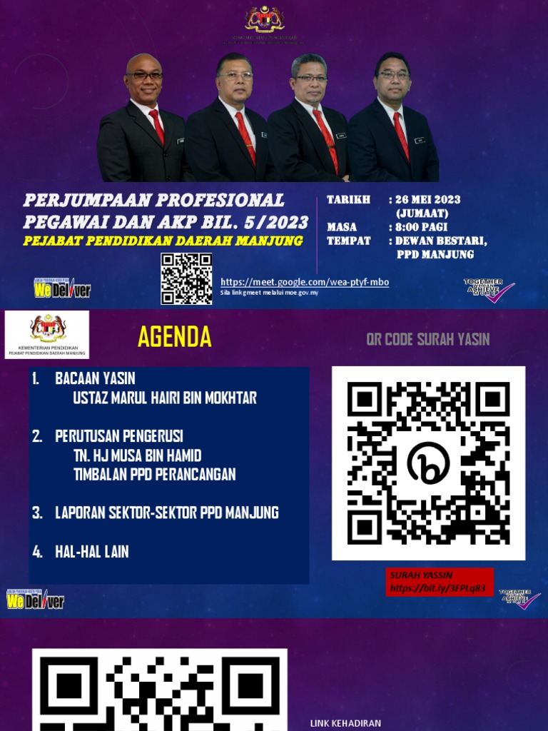 Banner Perjumpaan Profesional Pegawai Dan AKP Bil 5 2023 | PDF