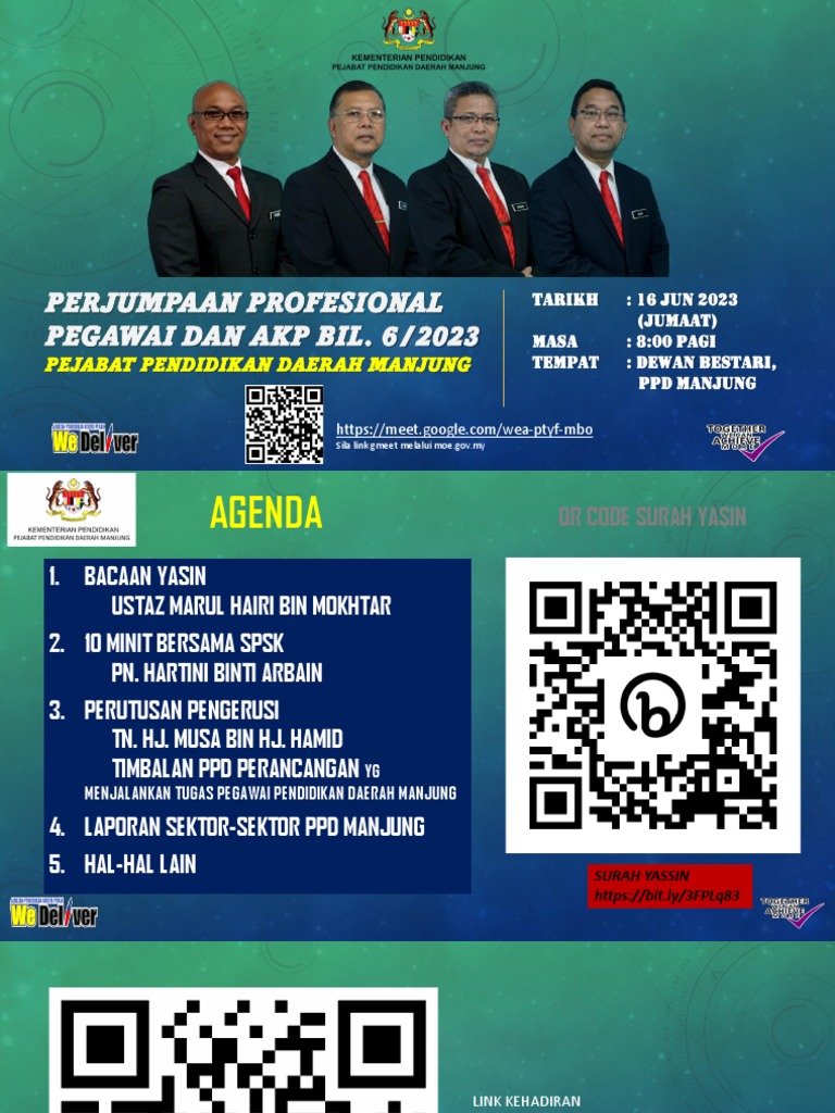 Banner Perjumpaan Profesional Pegawai Dan AKP Bil 6 2023 | PDF
