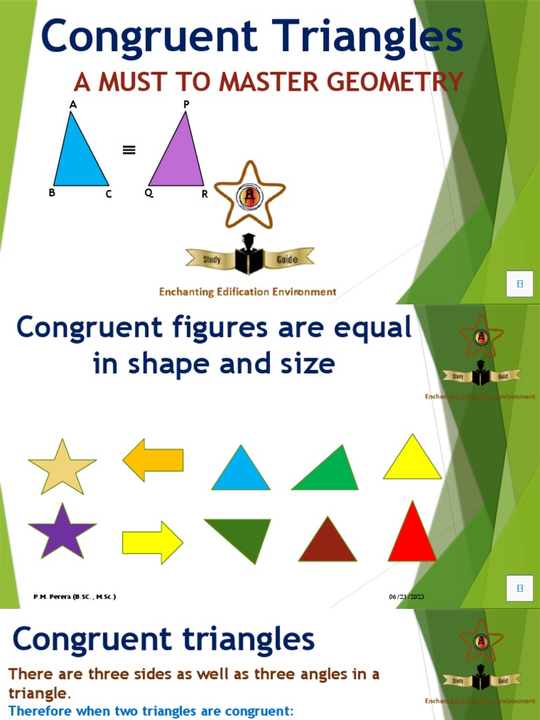 Congruency | PDF | Triangle | Geometric Shapes