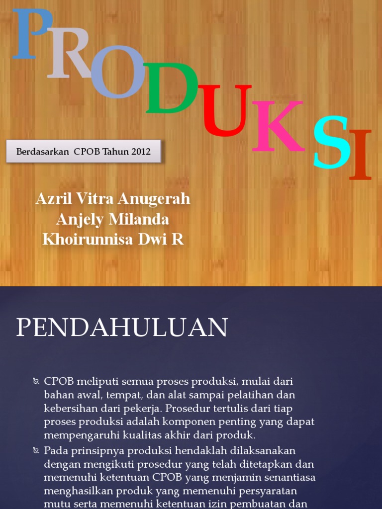 Cpob PPT | PDF
