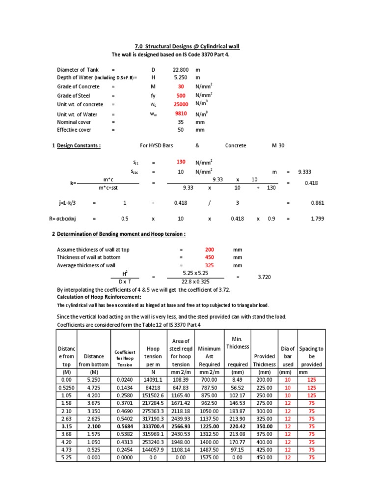 1800 KLD Revised Cylindrical Wall 1 | PDF | Physical Sciences | Mechanical Engineering
