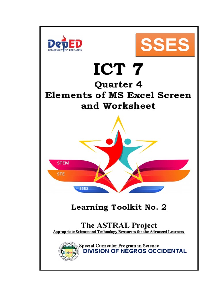 ICT 7 Q4 Week 2 | PDF | Microsoft Excel | Window (Computing)