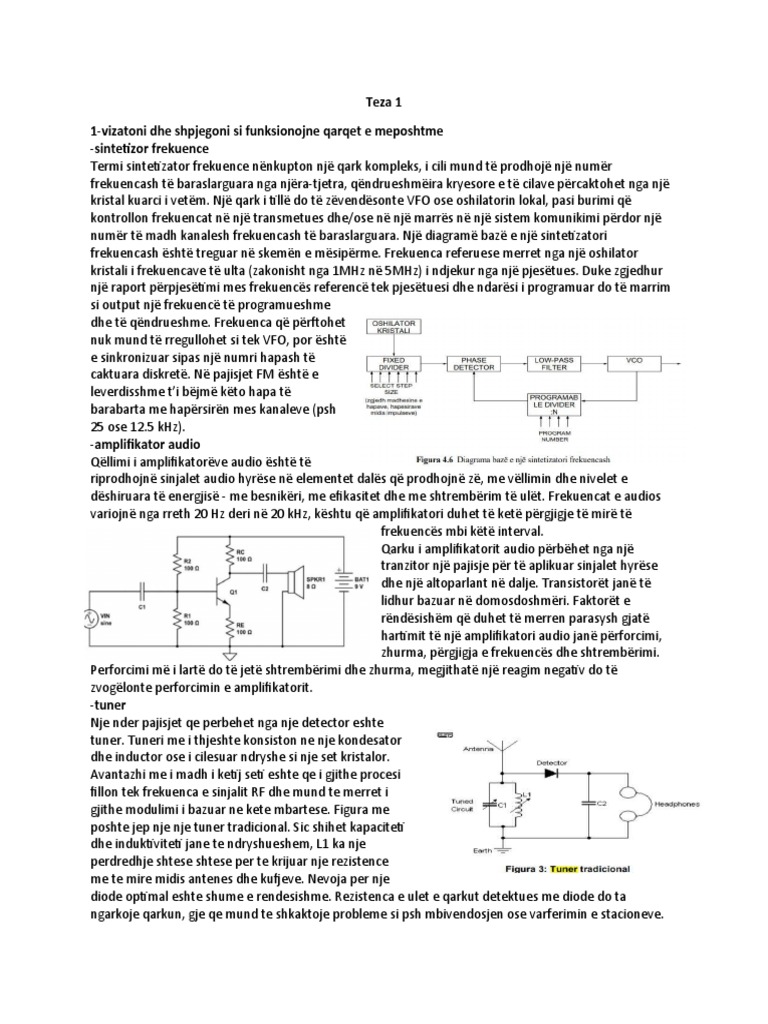 Teza 1 - Zgjidhje Elekt. TLK | PDF