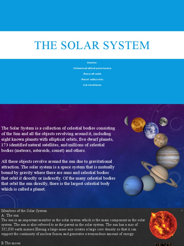 Presentation The Solar System | PDF | Planets | Solar System
