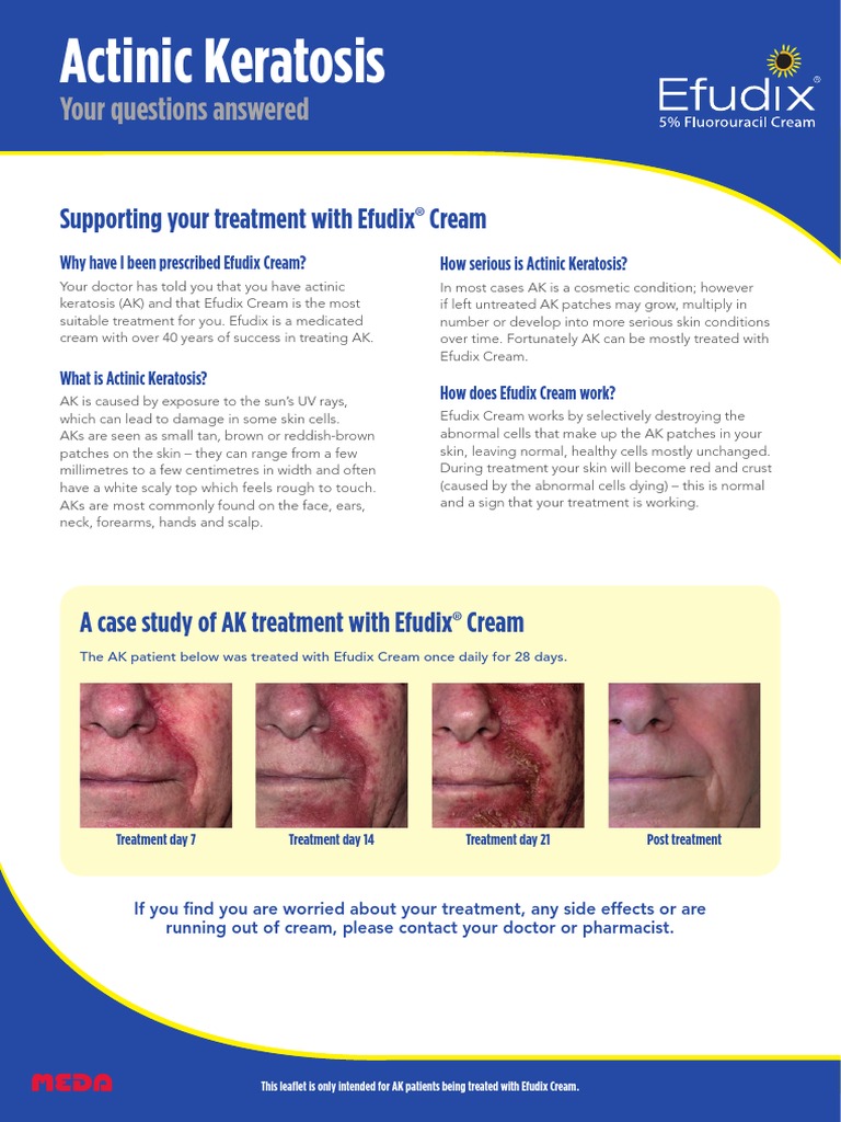 Efudix Leaflet With Pictures | PDF | Sunscreen | Clinical Medicine