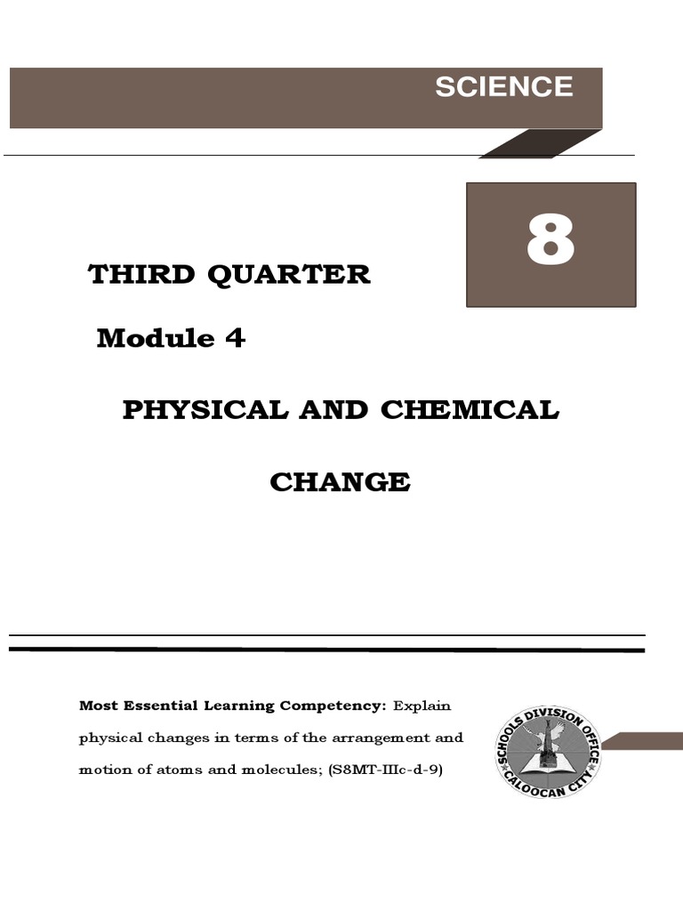 Science 8 Q3 Week 4 | PDF | Science & Mathematics