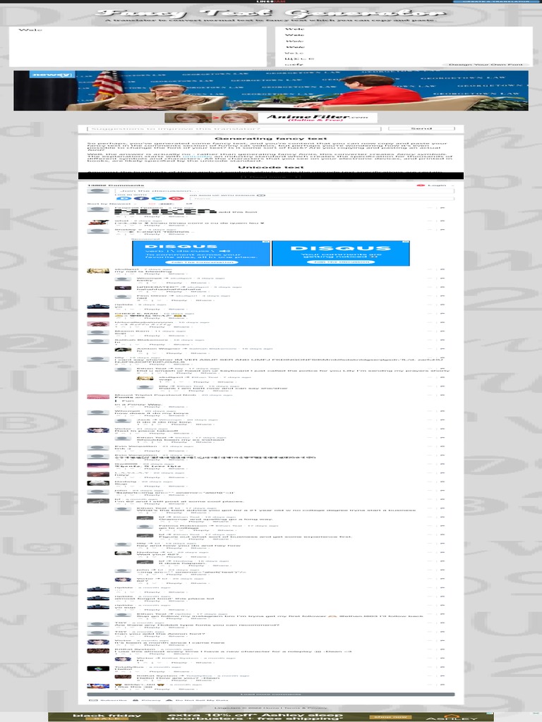 Fancy Text Generator (???? ??? ?????) ― LingoJam 2 | PDF