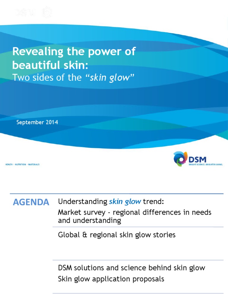 Skin Glow Concept Presentation 2015-05 | PDF | Coagulation | Chemistry