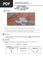 Module 2 - Grade 2 Arts | PDF | Shape | Drawing