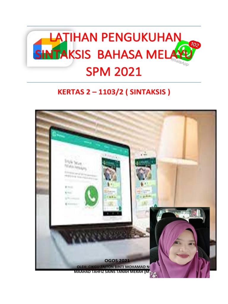 28 Sept Latihan Pengukuhan Sintaksis SPM 2021 Soalan Beserta Jawapan | PDF