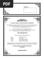 Undangan Tahlil 7 Hari B | PDF