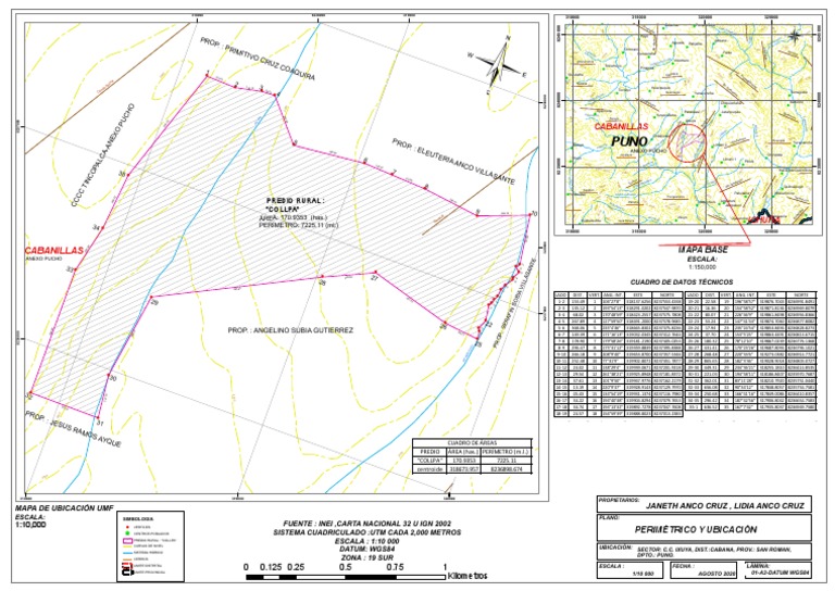 1.-PLANO PERIMETRICO Y UBICACION | PDF