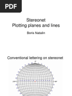 Stereonet Basics | PDF | Geometry | Space