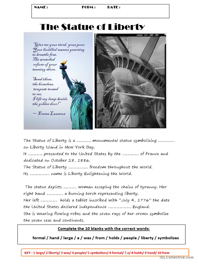 The Statue of Liberty | PDF