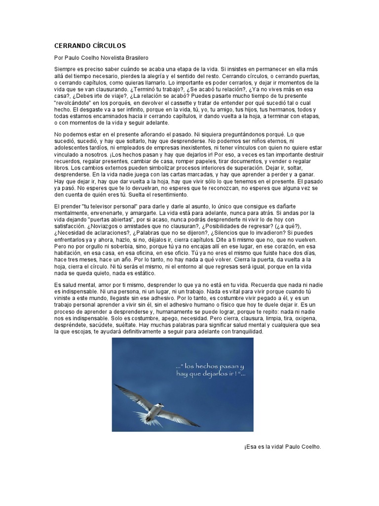 Cerrando Circulos-paulo coelho | PDF