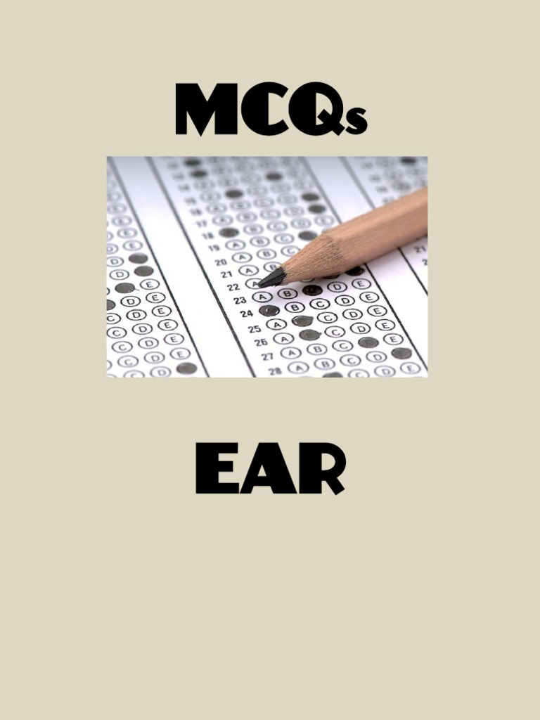 ENT MCQ (Not Answered) | PDF | Vertigo | Ear
