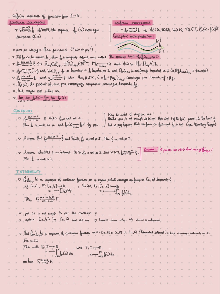 Mat432 Summary 1 | PDF