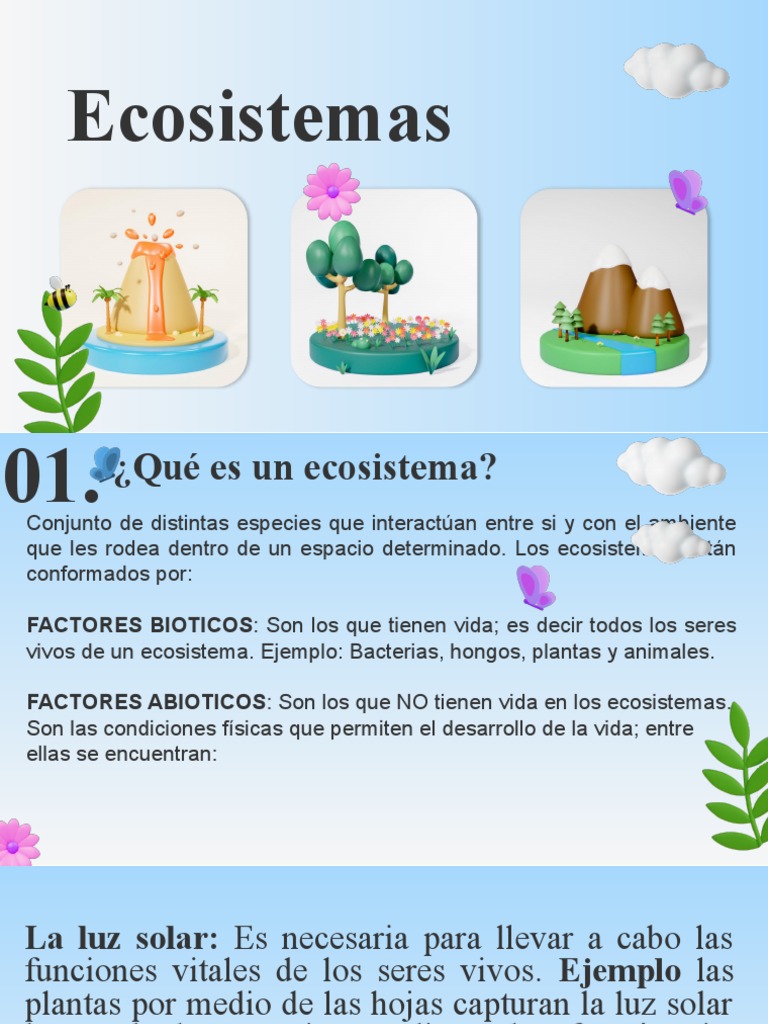 Los Ecosistema 4 | Descargar gratis PDF | Ecosistema | Organismos