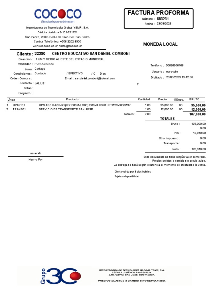 cococo ups (1) | PDF | Business | Economias
