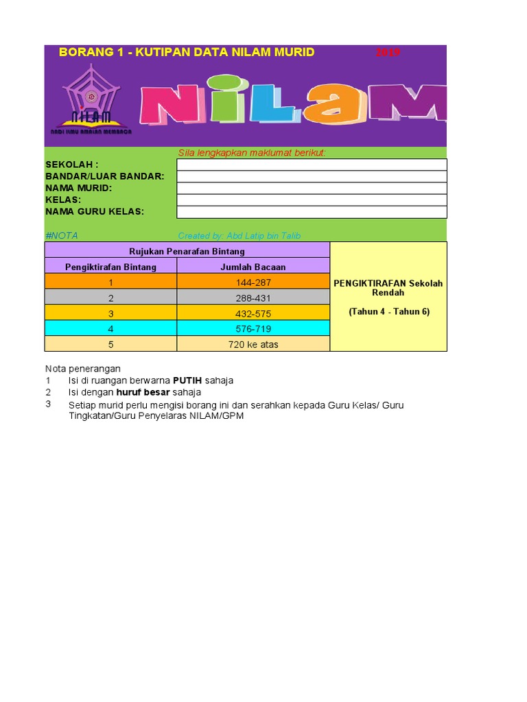 Nilam Murid Ver 2_sr | PDF