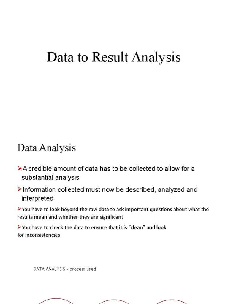 Data To Result Analysis | PDF | Data Analysis | Qualitative Research