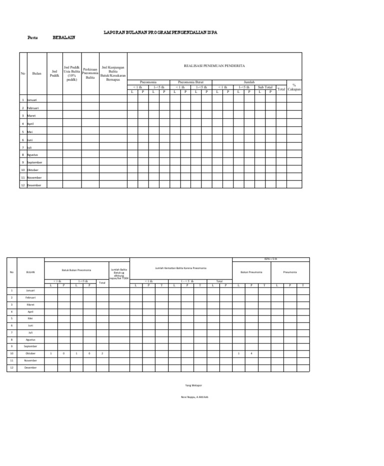 Form Ispa Januari | PDF