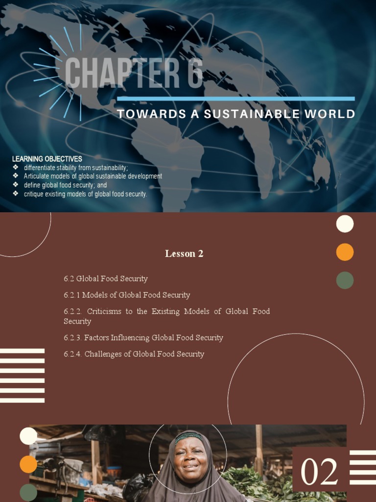 GE 3 Chapter 6 Lesson 2 Global Food Security | PDF | Food Security | Agriculture