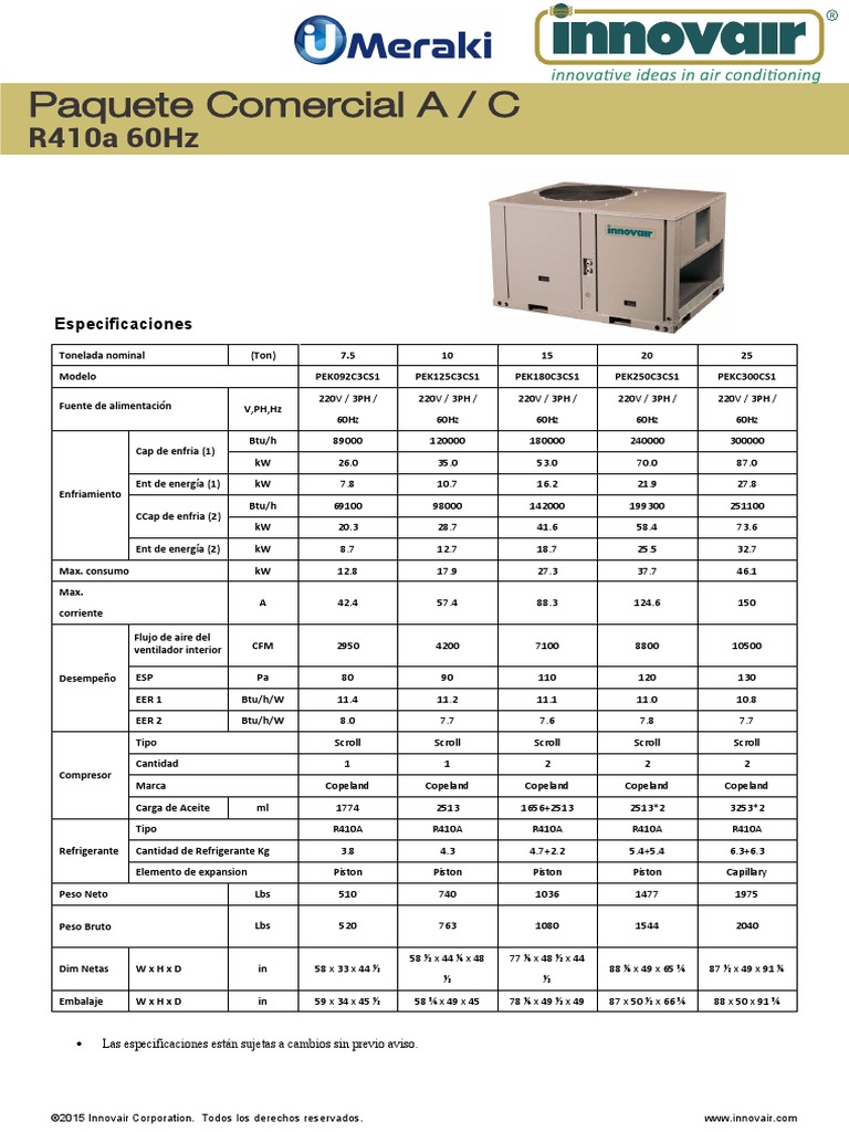 Innovair Compacto | PDF