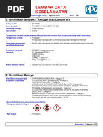 MSDS Thinner | PDF