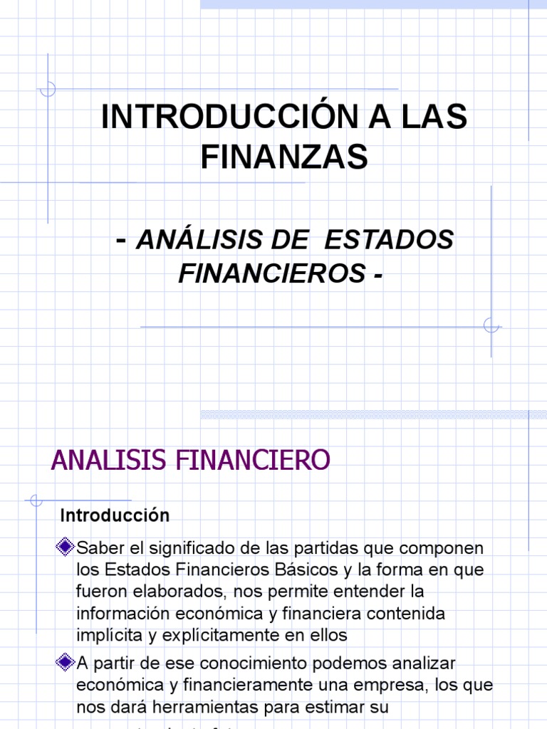 Análisis de Estados Financieros | PDF | Compartir (Finanzas) | Rentabilidad sobre recursos propios