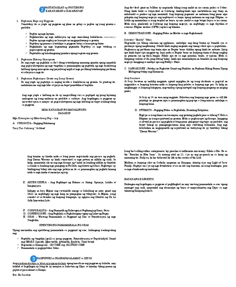 Modyul 10 Summary | PDF