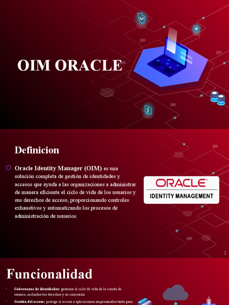 Oim Oracle | PDF | Usuario (informática) | Autenticación