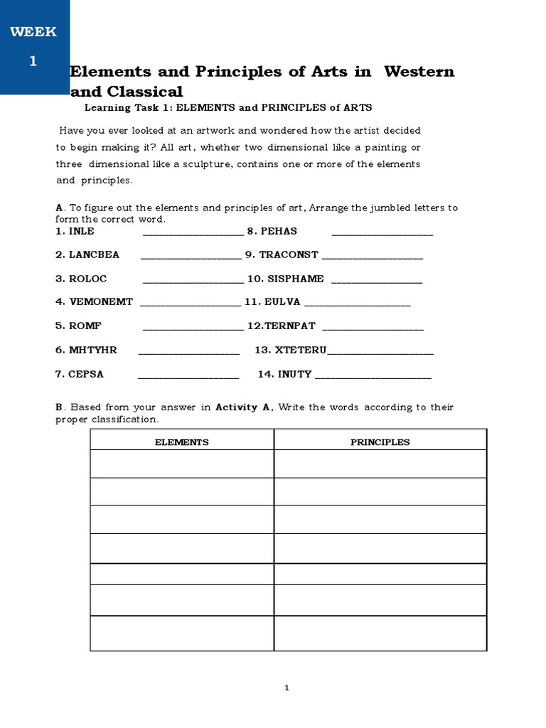 G9-MODULE-ARTS-1st-Quarter | PDF | Paintings | Composition (Visual Arts)