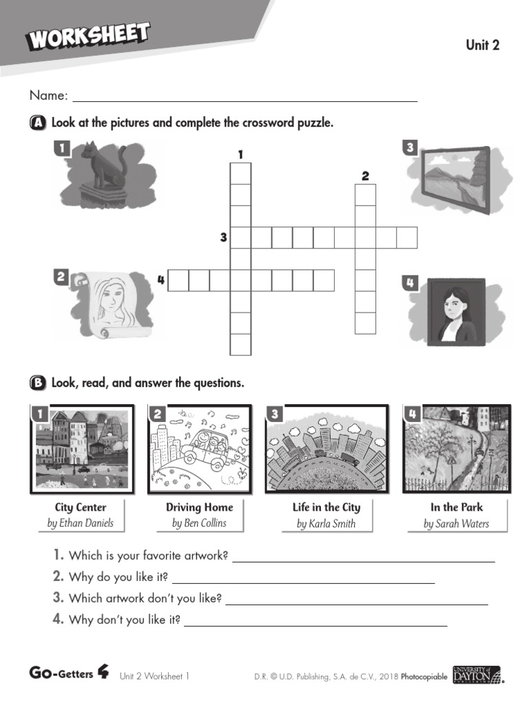 Worksheet Unit 2 | PDF