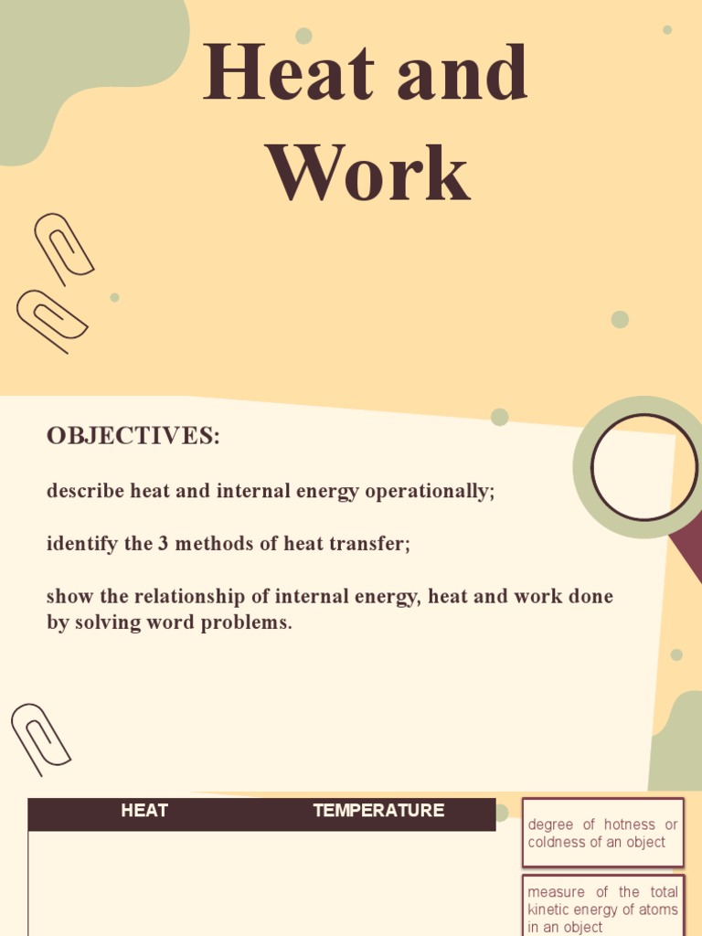 Heat and Work | PDF
