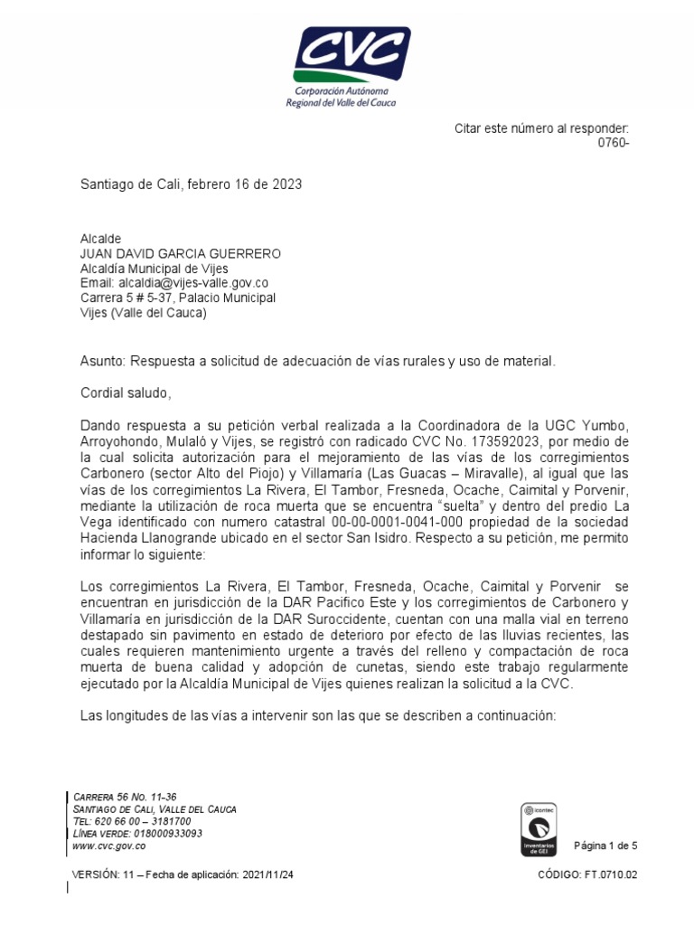 Respuesta Alcalde | PDF