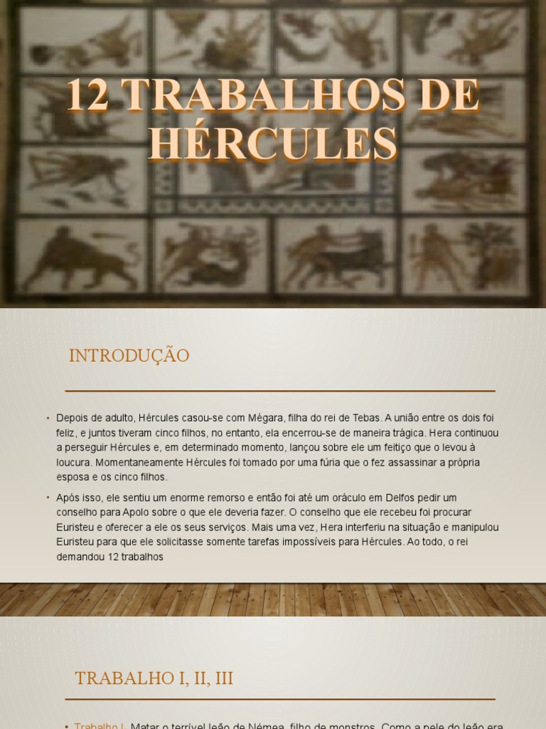12 trabalhos de Hércules | PDF