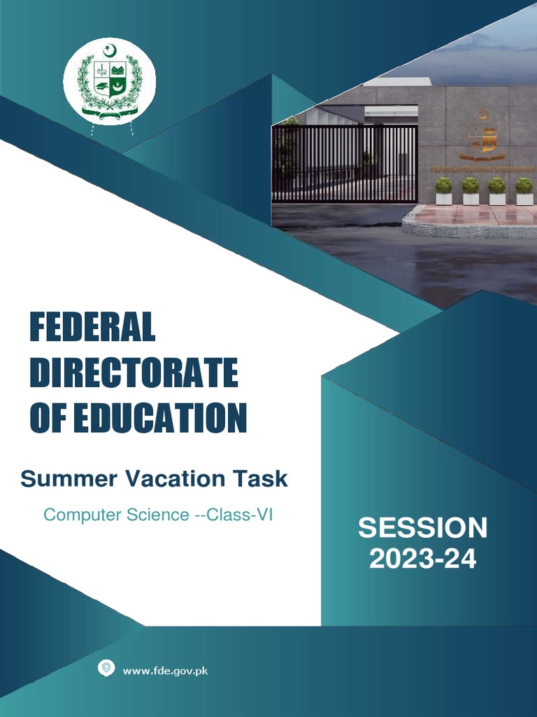 Class 6 Computer Summer Homework Tasks | PDF