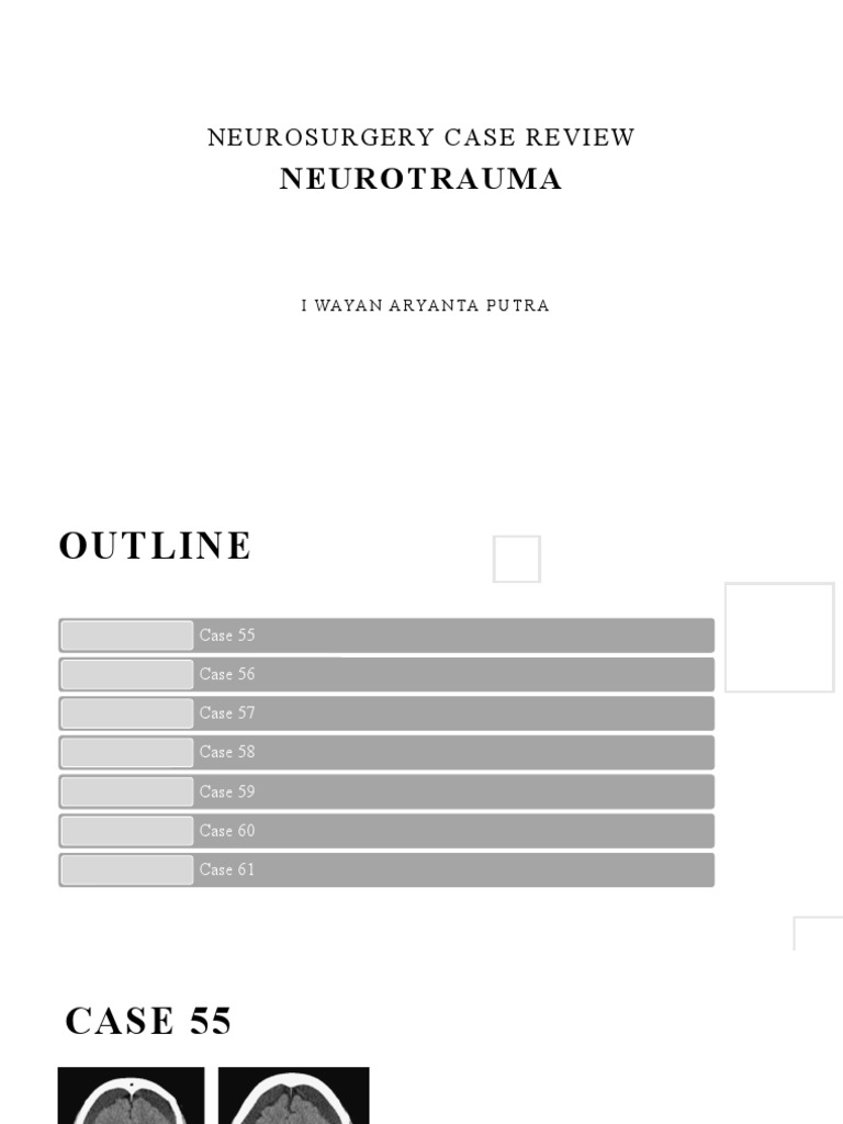 Latihan Soal Mandiri Neurotrauma | PDF | Clinical Medicine | Medical Specialties