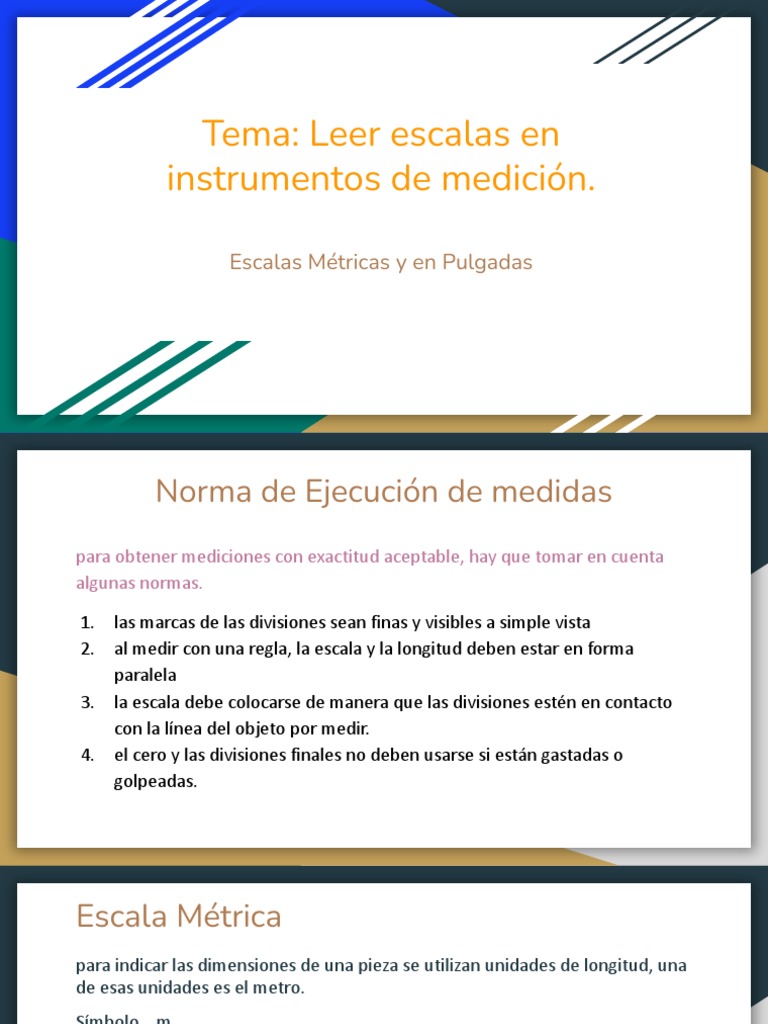 Leer Escalas en Instrumentos de Medición | PDF