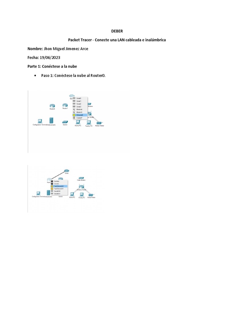 Conecte una LAN cableada e inalámbrica | PDF