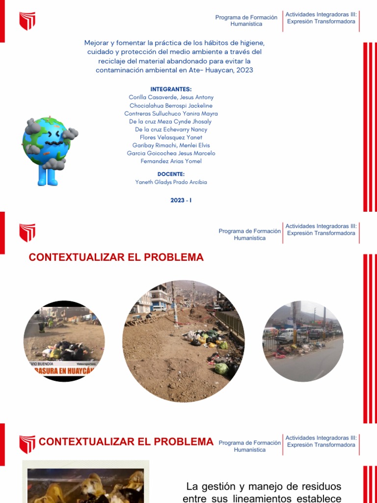 Gestión de Residuos en Ate-Huaycan | PDF | Residuos | Naturaleza